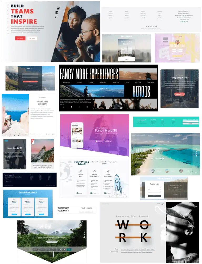Patchwork Fancy Tailwind components